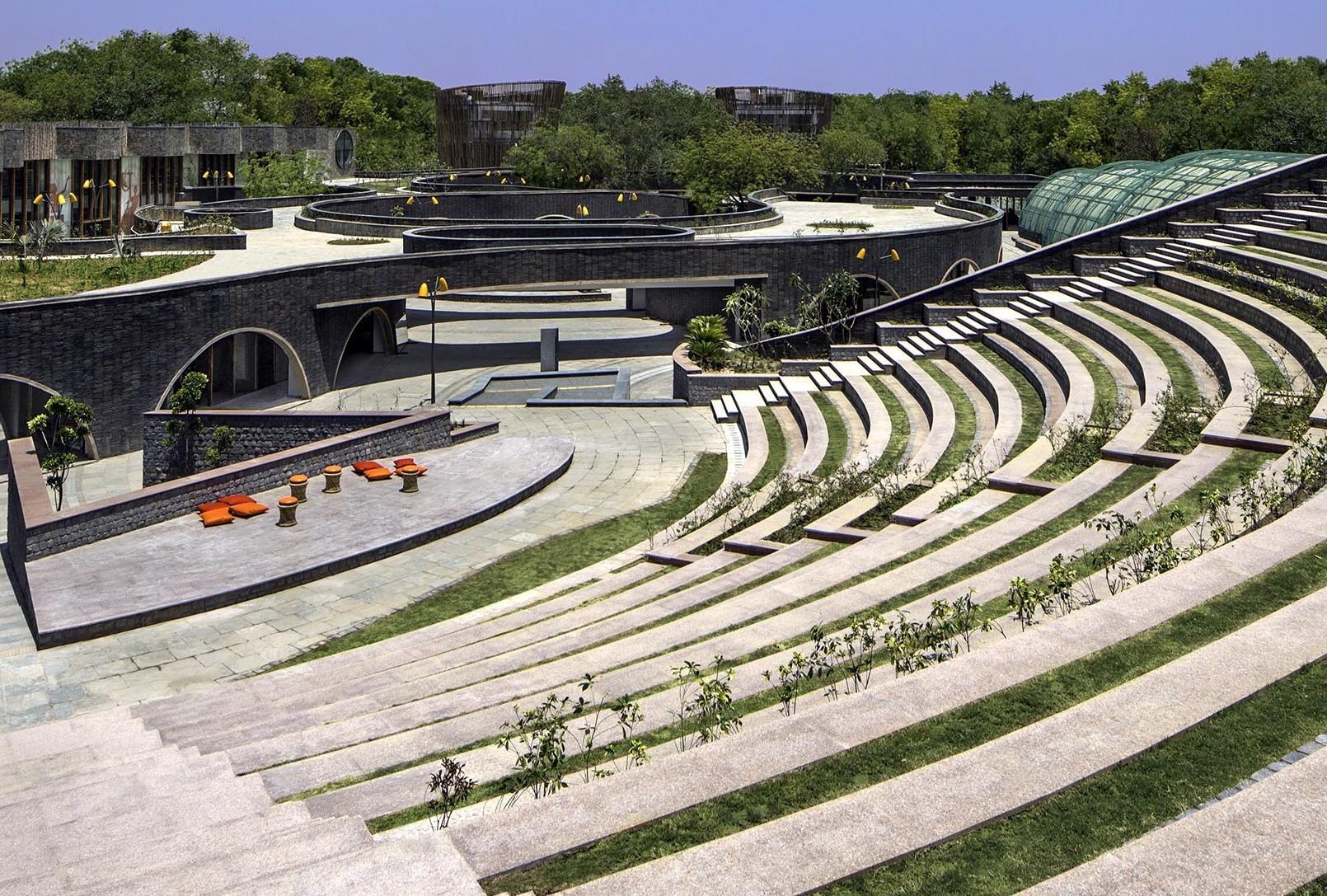Stepped Landscaping done in the open air amphitheatre - Structural ...